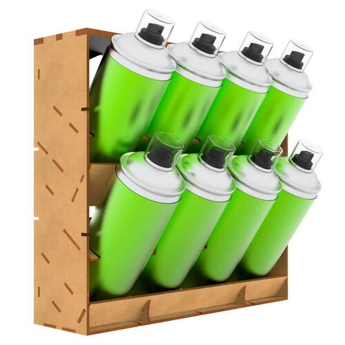 Green Stuff World 12019 MDF Paint Organizer Vertical Sprays