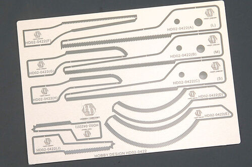 Hobby design HD02-0422 0.15 mm Etching Saws Sets C