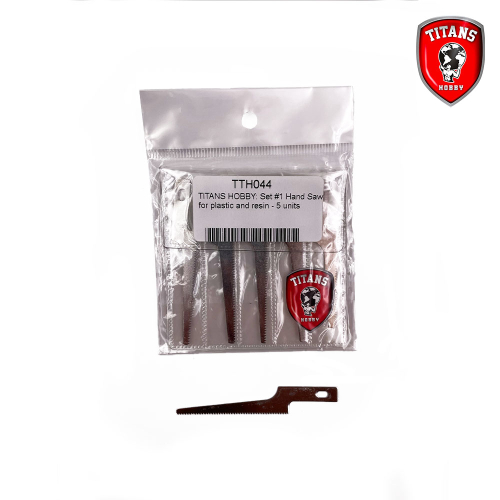 AMMO of Mig Jimenez TTH044 Set #1 Hand Saw for Plastic and Resin (5 pcs)