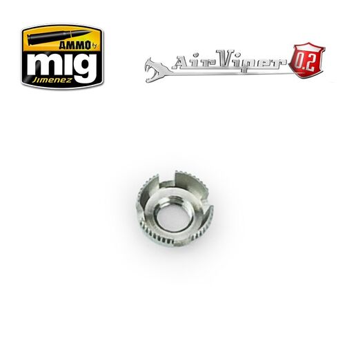 AMMO of Mig Jimenez 8668 Airviper Nozzle Cap Guard (4 Slotted Aircap Nozzle Guard Reversible)