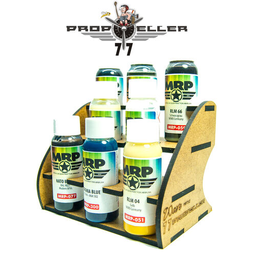 77propeller 312 “WAVE” KIT – THE mini PAINT STAND – CAPACITY 8 BOTTLES