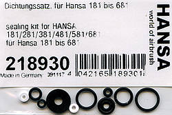 Harder & Steenbeck 218930 Uszczelki komplet do wszystkich modeli HANSA