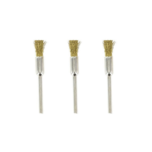 Shesto RBU6847-3 Rotacraft Brass Pencil Brushes (3 pcs)