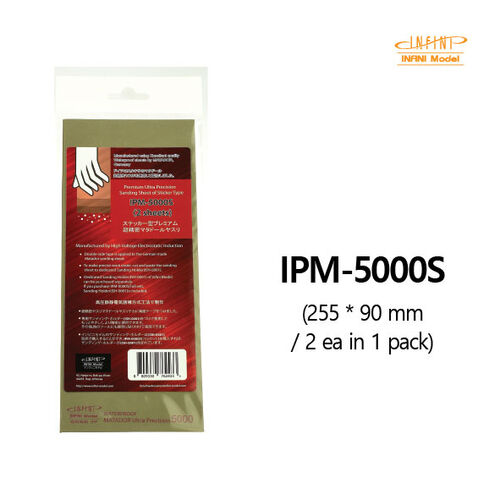 Infinimodel IPM5000S Sanding Sheet of Sticker type #5000 (2 pcs)