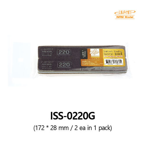 Infinimodel ISS0220G Sanding Sponge Stick COARSE 220 (2 pcs)