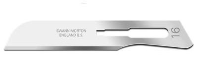 Swann Morton 9316 No.16 Blade to fit SWA-9105 No.1 handle in pack of 50 blades