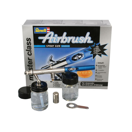 Revell 39107 Airbrush Master Class VARIO Double Action with Bottle Feed (Medium Head)