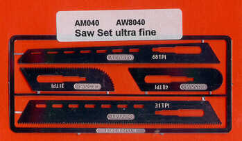 Airwaves M040 Saw Set Ultra Fine (4 pcs)