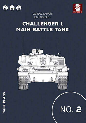 MMP Books TP02 Tank Plans - Challenger 1 Main Battle Tank