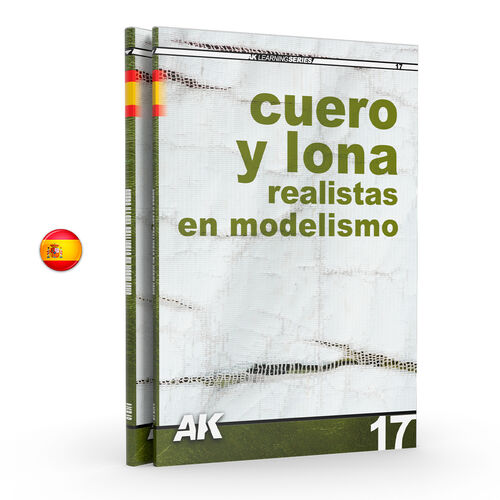 NEW! AK-Interactive 543 Learning 17 - Realistic Leather & Canvas (Spanish Version)