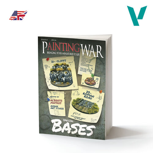 NEW! Vallejo 75045EN Painting War: Bases (English Version)