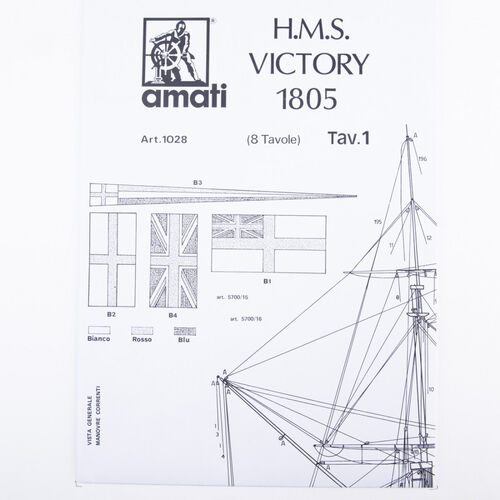 HiSModel A1028 HMS Victory - Construction Plan