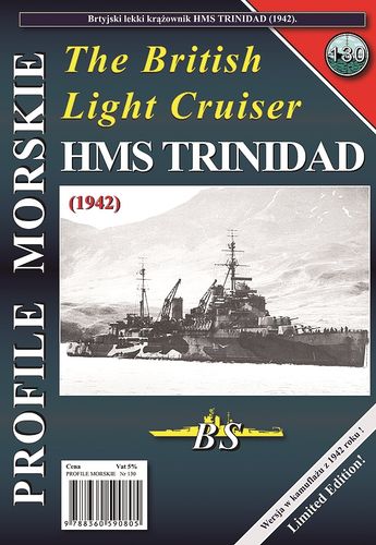 Profile Morskie 130 Brytyjski lekki krążownik HMS TRINIDAD (1942)