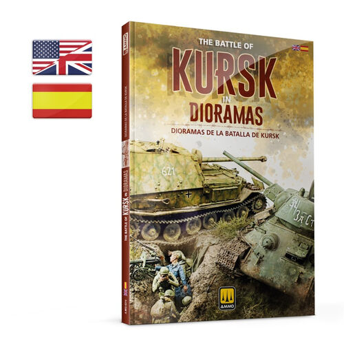 AMMO of Mig Jimenez 6314 Book Battle of Kursk in Dioramas (Bilingual)