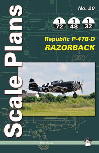 MMP Books SC20 Scale Plans - Republic P-47B-D Razorback