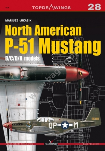 Kagero TD-7028-EN+PL North American P-51 Mustang B/C/D/K models