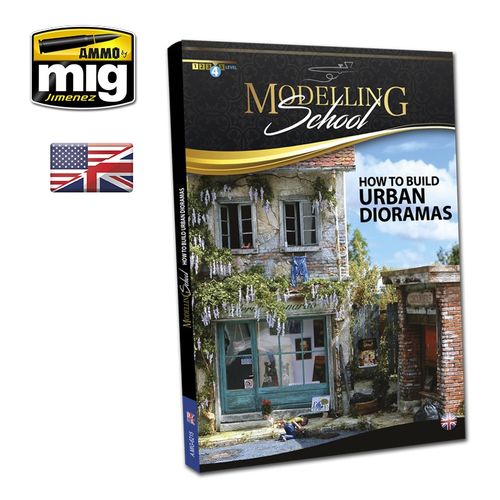 AMMO of Mig Jimenez 6215 Modelling SCHOOL: Urban Dioramas (English)