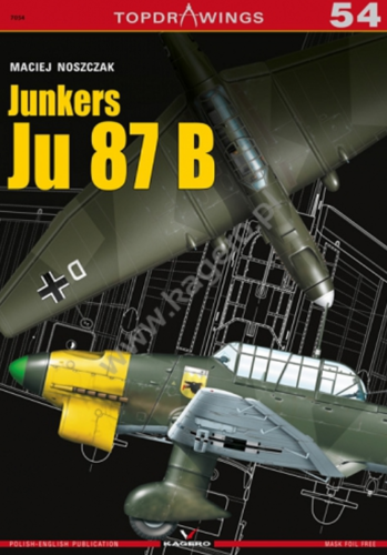 Kagero TD-7054-EN+PL Junkers Ju 87 B