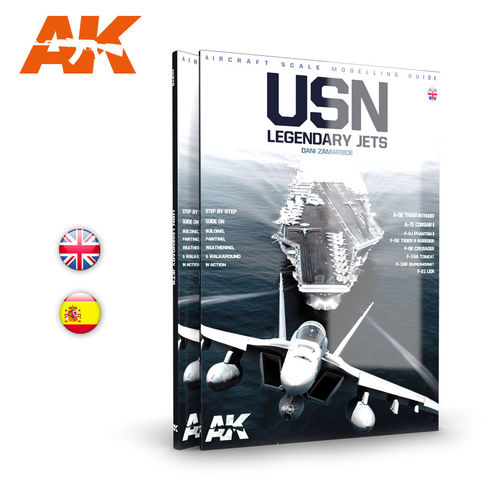 AK-Interactive 278 USN Legendary Jets - EN