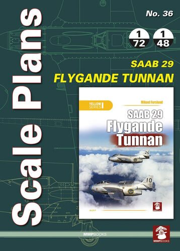 MMP Books SC36 Scale Plans - SAAB 29 Flygande Tunnan