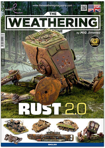 AMMO of Mig Jimenez 4537EN The Weathering Magazine 38 - Rust 2.0 (English)