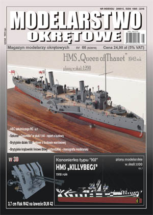 Modelarstwo Okrętowe Modelarstwo Okrętowe nr.66 Brytyjska kanonierka (sloop) typu "Kil" z 1918 roku HMS "KILLYBEGS"