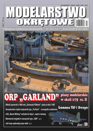 Modelarstwo Okrętowe ORP Garland nr.77