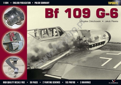 Kagero TS-11004-EN+PL 04 - Bf 109 G-6 (brak kalkomanii)
