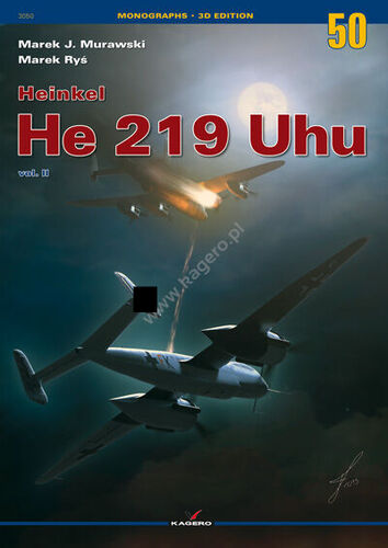 Kagero MON-3050 50 - Heinkel He 219 Uhu Vol.II (English, No Extras)