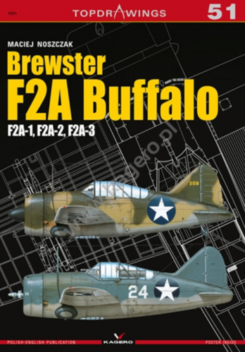 Kagero TD-7051-EN+PL Brewster F2A Buffalo