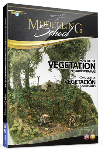 AMMO of Mig Jimenez 6254 Modelling School - How to use Vegetation in your Dioramas (Bilingual) Limited edition