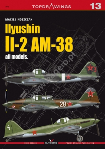 Kagero TD-7013-EN+PL 13 - Ilyushin Il-2 AM-38 all models