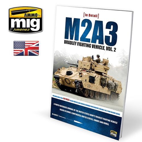 AMMO of Mig Jimenez 5952 M2A3 Bradley Fighting Vehicle in Europe in Detail Vol 2