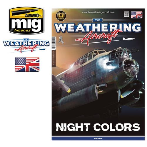 AMMO of Mig Jimenez 5214 The Weathering Aircraft Issue 14. NIGHT COLORS (English)