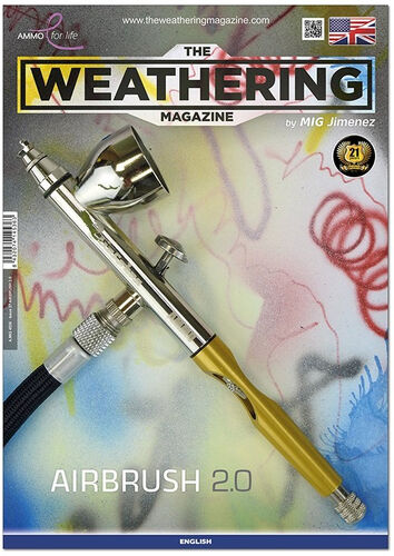 AMMO of Mig Jimenez 4536EN The Weathering Magazine 37 - Airbrush 2.0 (English)