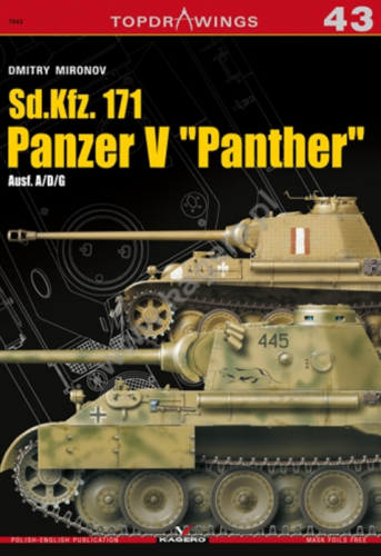 Kagero TD-7043-EN+PL Sd.Kfz. 171 Panzer V “Panther” Ausf. A/D/G