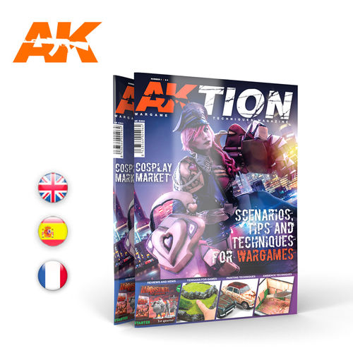 AK-Interactive 6300 AKTION Number1: The Wargame magazine
