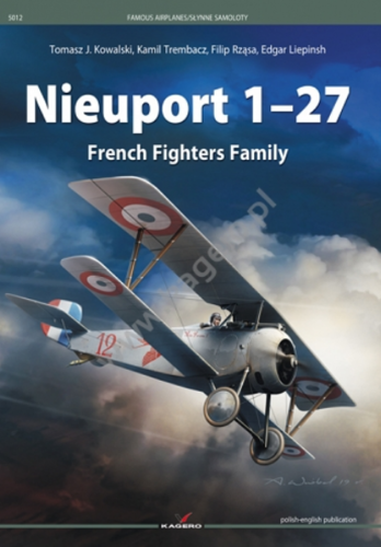 Kagero FAA-5012-PL+EN Nieuport 1-27 French Fighters Family