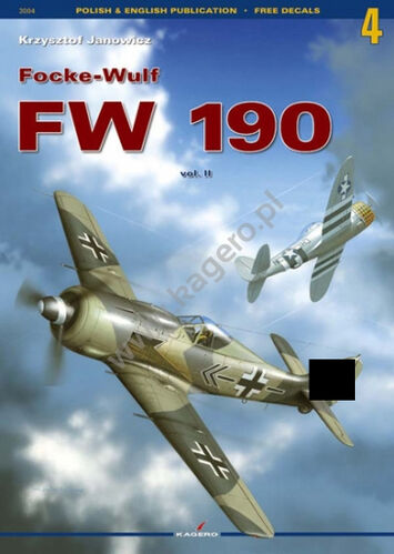 Kagero MON-3004-PL+EN 04 - Focke Wulf Fw 190 vol. II (bez kalkomanii)