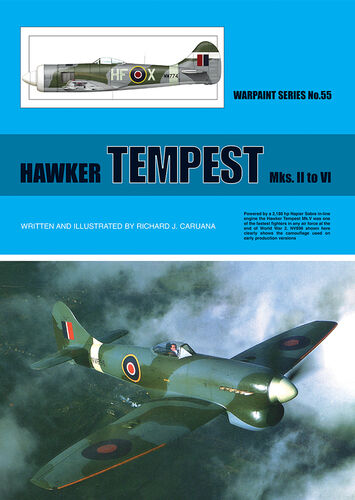 Warpaint Books Limited Hawker Tempest Mks.II to VI by Richard J. Caruana (Warpaint Series No.55)