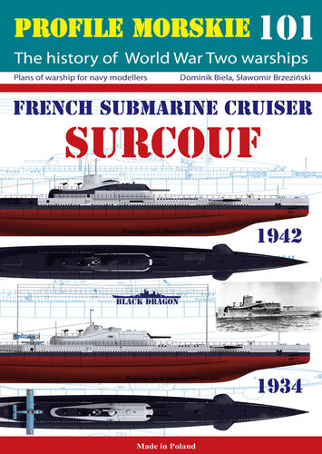 Profile Morskie 101 French Submarine Cruiser SURCOUF