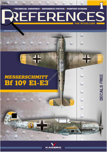 Kagero REF-25001 25001 - Messerschmitt Bf 109 E1-E3 (Decals In 1/72, 1/48 Included)