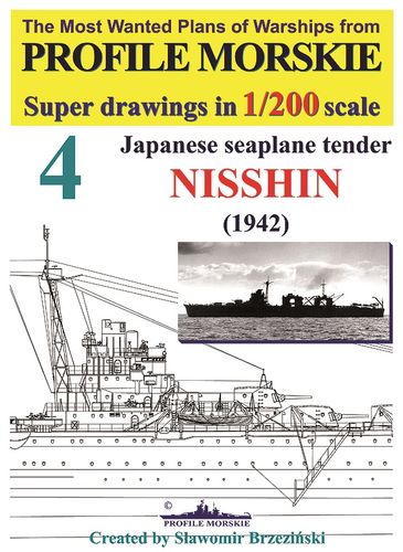 Profile Morskie MWP-04 Japoński okręt do obsługi wodnosamolotów NISSHIN