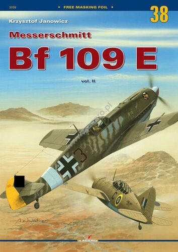 Kagero MON-3038-EN 38 - Messerschmitt Bf 109 E Vol.II (English, No Extras)