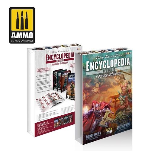 AMMO of Mig Jimenez 6219E Case for Encyclopedia of Figures Modelling Technques
