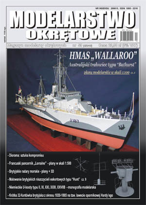 Modelarstwo Okrętowe 59 HMAS "Wallaroo" Australijski trałowiec typu "Bathurst"