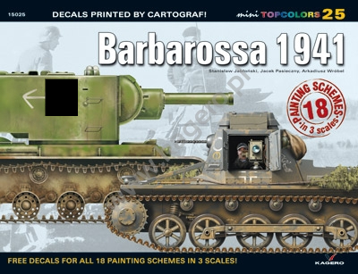 Kagero TC-15025-EN+PL 25 - Barbarossa 1941 (kalkomania)