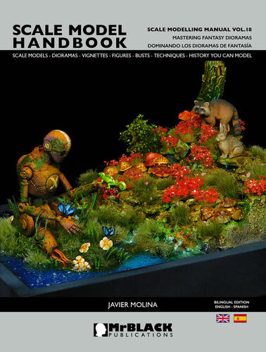 Mr Black Publications SMM18 Scale Modelling Manual Vol. 18 - Mastering Fantasy Dioramas (Bilingual English And Spanish)
