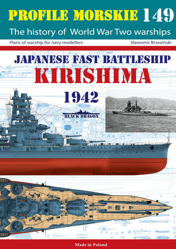 Profile Morskie 149 Japanese Fast Battleship KIRISHIMA 1942