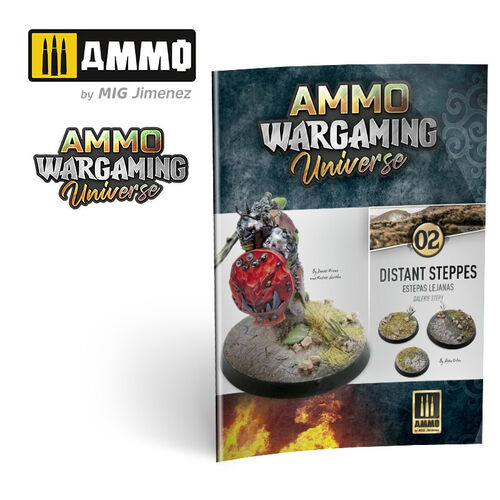 AMMO of Mig Jimenez 6921 AMMO Wargaming Universe Book 02 - Distant Steppes (English, Castellano, Polski)